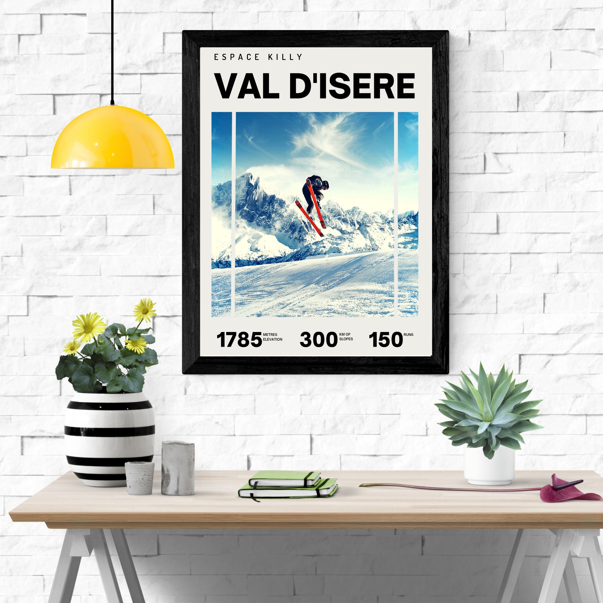 Val D'isere Ski Resort Wall Art Poster - Etsy