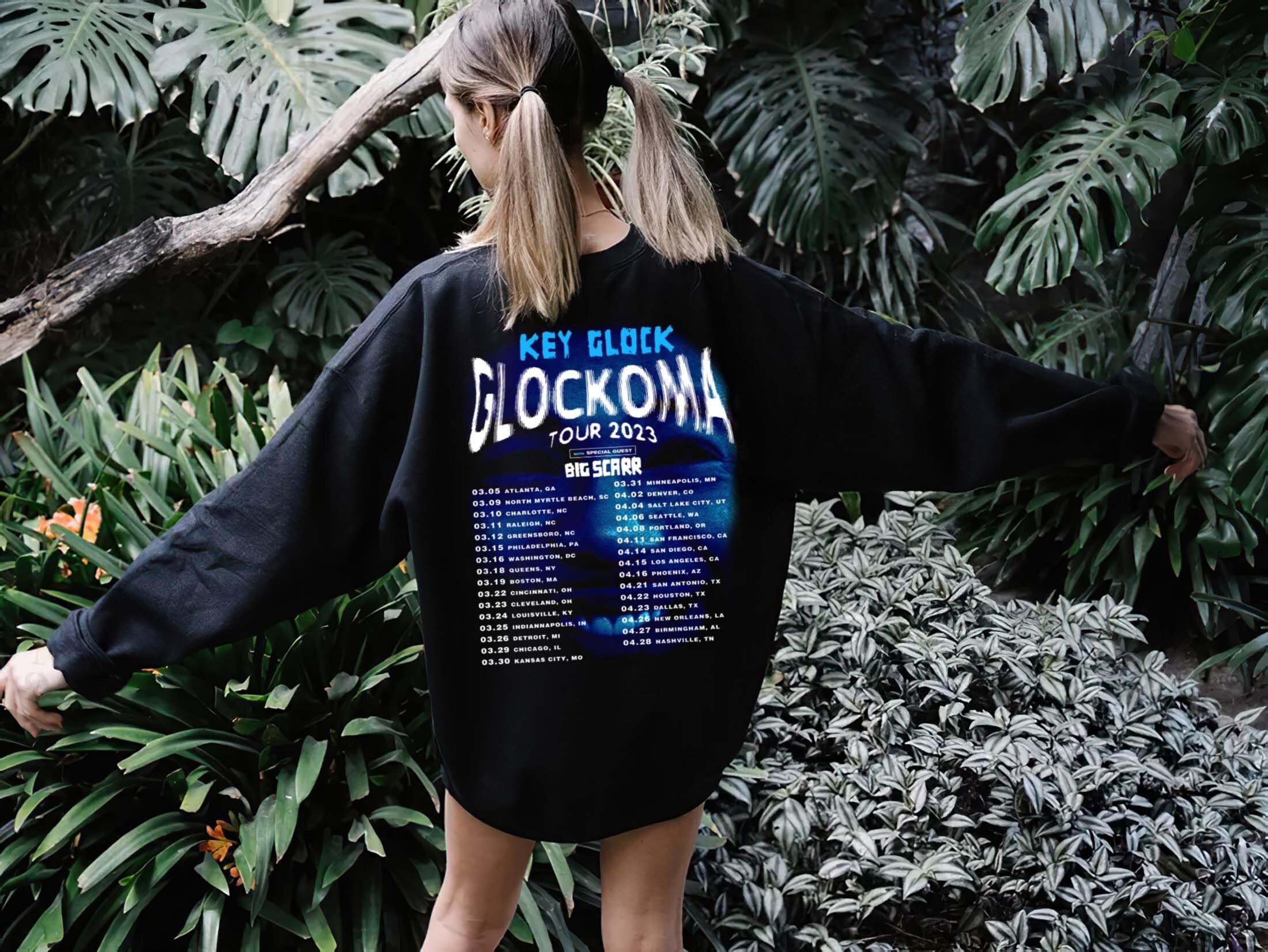 Key Glock Shirt, Vintage Key Glock shirt, Key Glock 90s Style Shirt ...