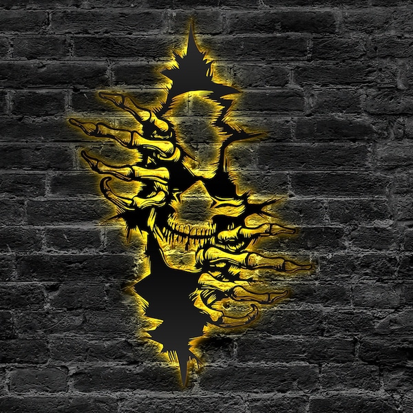 Skull Rip Through - Etsy