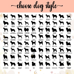 Custom Dog Memorial Suncatcher Ornament, Custom Dog Breed With Name and ...