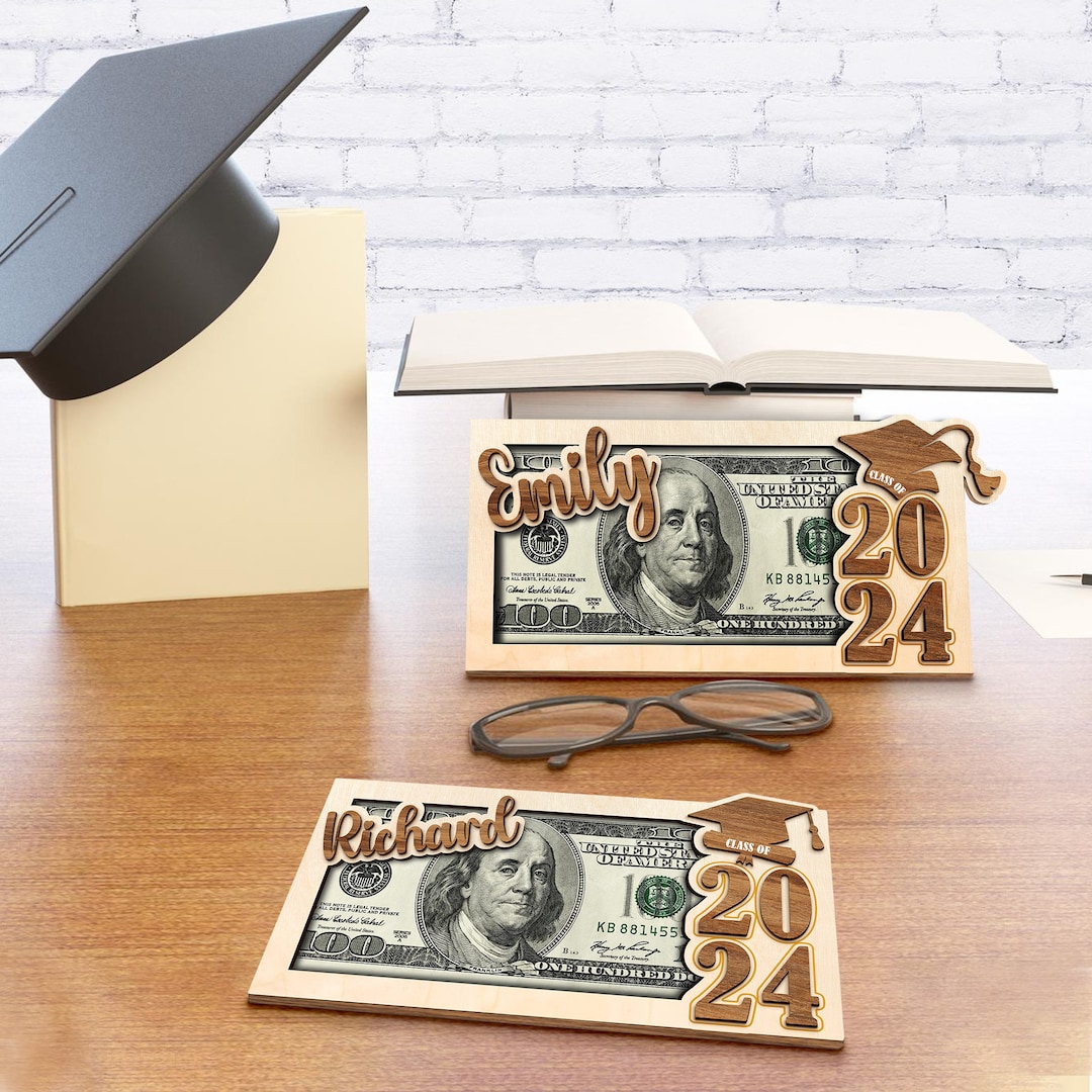 Personalized Graduation Money Holder, Custom Name Graduation Cash ...