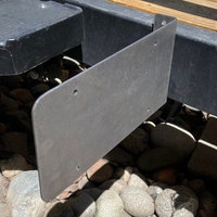 Bottom Top Mount License Plate Holder Trailer Flatbed RV Camper Bracket ...