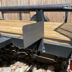 Side Mount License Plate Holder Trailer Flatbed RV Truck Semi Bolt on ...