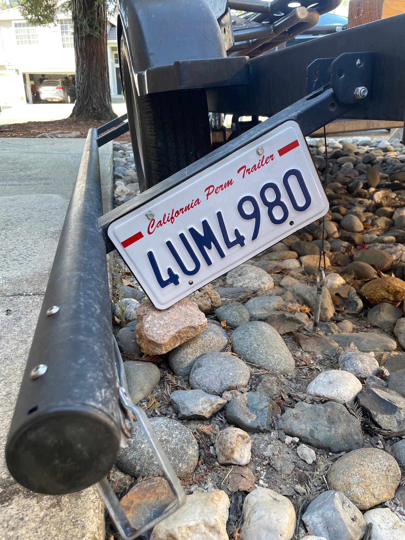 License Plate Holder Trailer Mount Bracket Flatbed RV Truck Bolt on ...