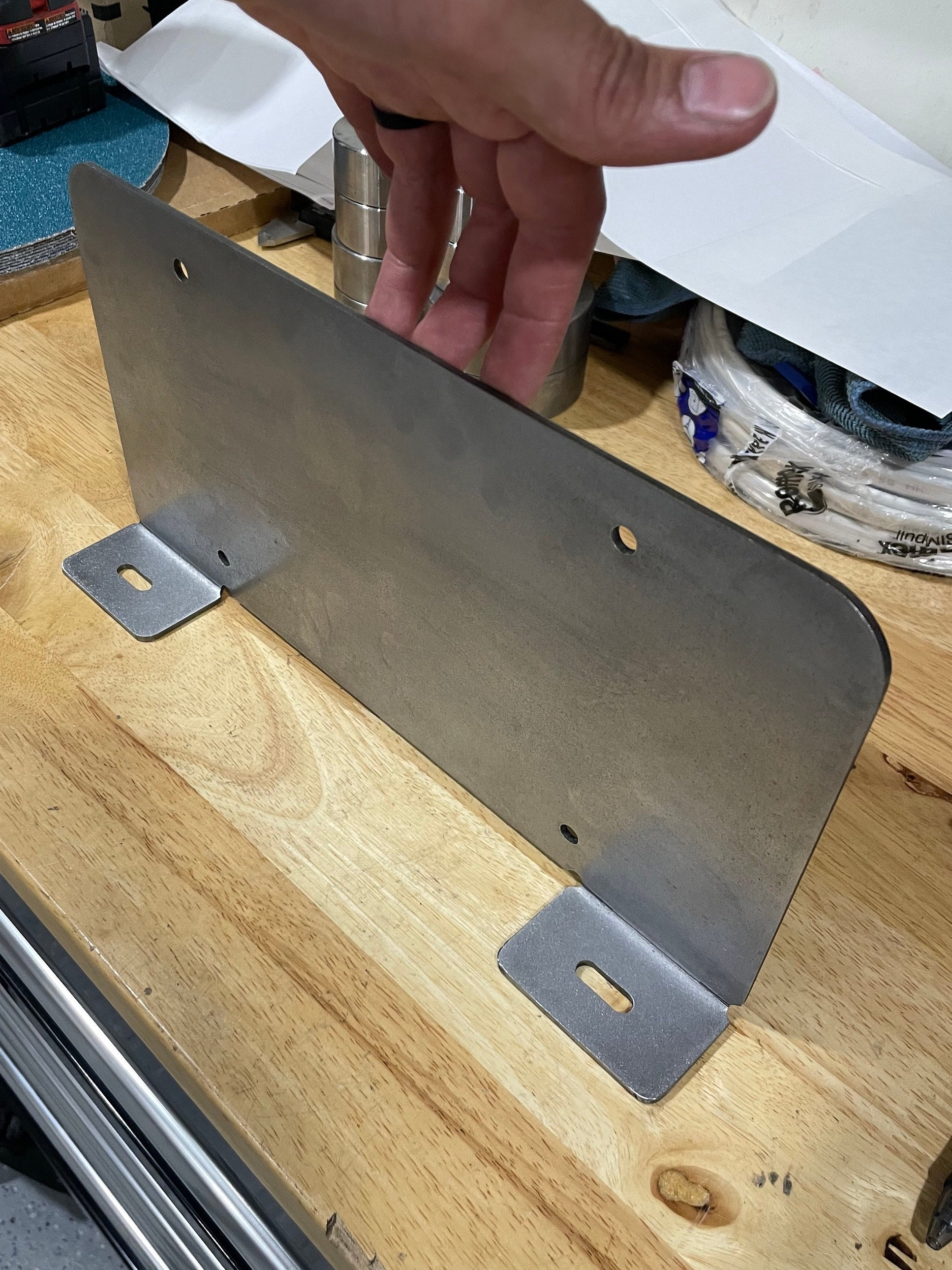 Bottom Mount Top Mount License Plate Trailer Flatbed/rv Bracket Bolt on ...