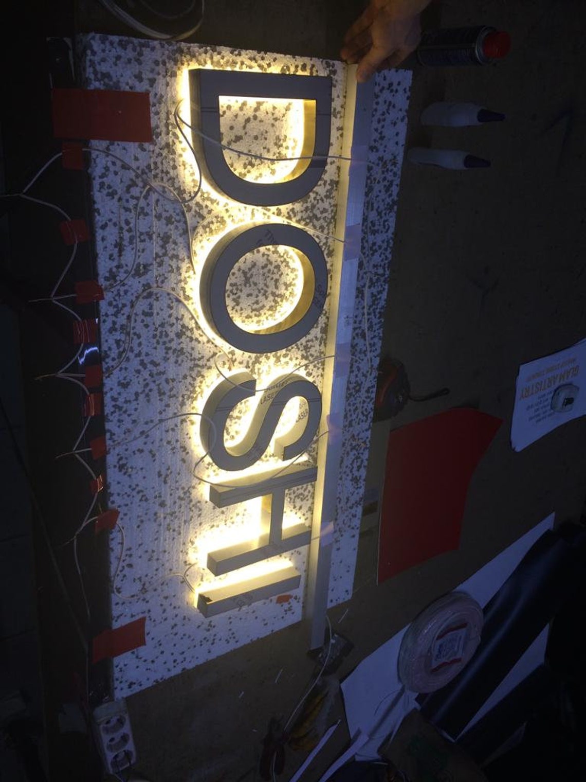 Acrylic Sign Logo Custom Logo Sign Business Name Logo - Etsy