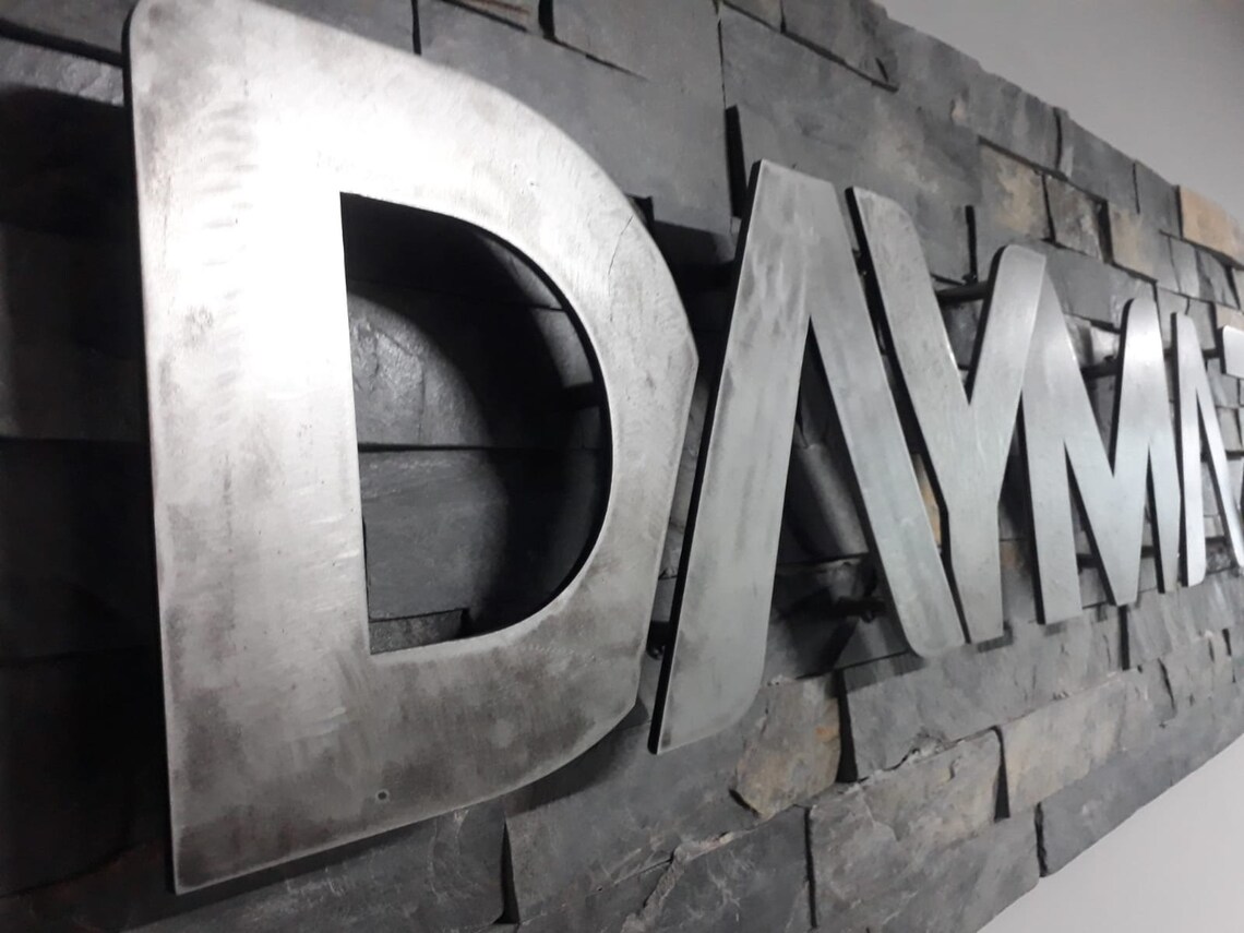 Custom Metal Letters Custom Cutout Metal Metal 3D Metallic - Etsy