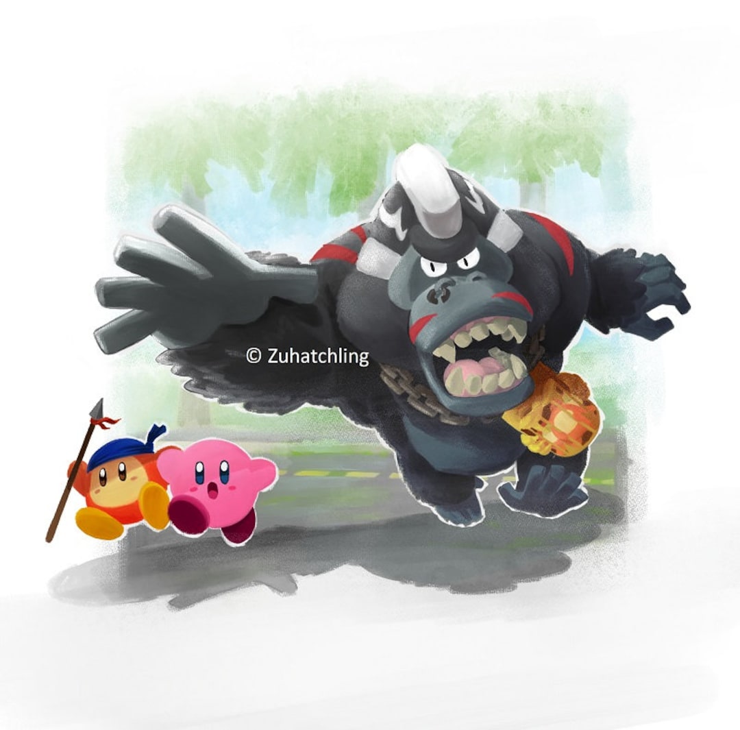 Kirby Boss - Gorimondo Print - Etsy