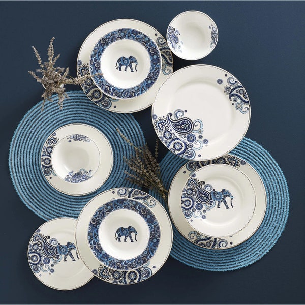 Dinnerware Set for 6 - Etsy