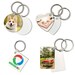 Personalized Double-sided Photo Keychain-lightweight MDF Material ...