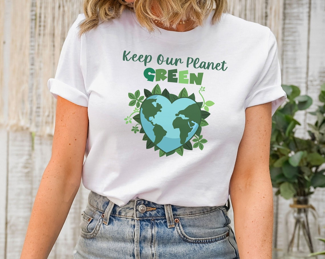 Earth Day Tshirt for Women Green Planet Lover Shirt - Etsy