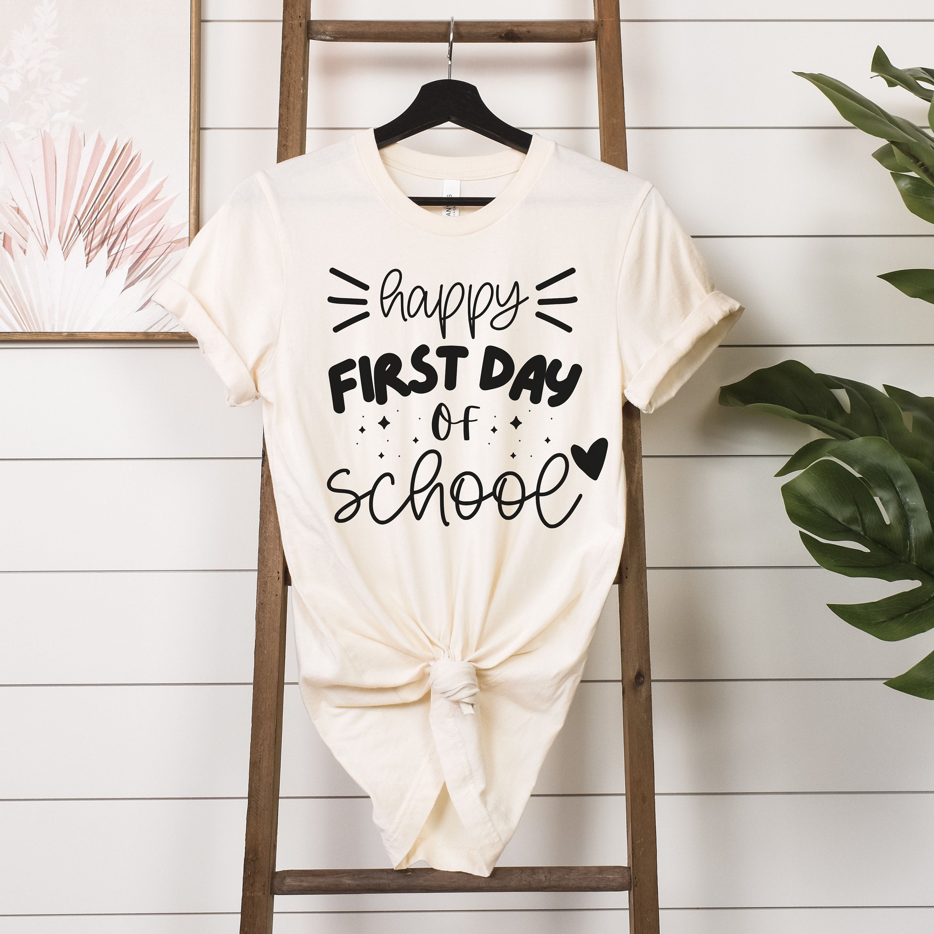 First Day of School Tshirt Custom Teacher Shirt for Beginning - Etsy