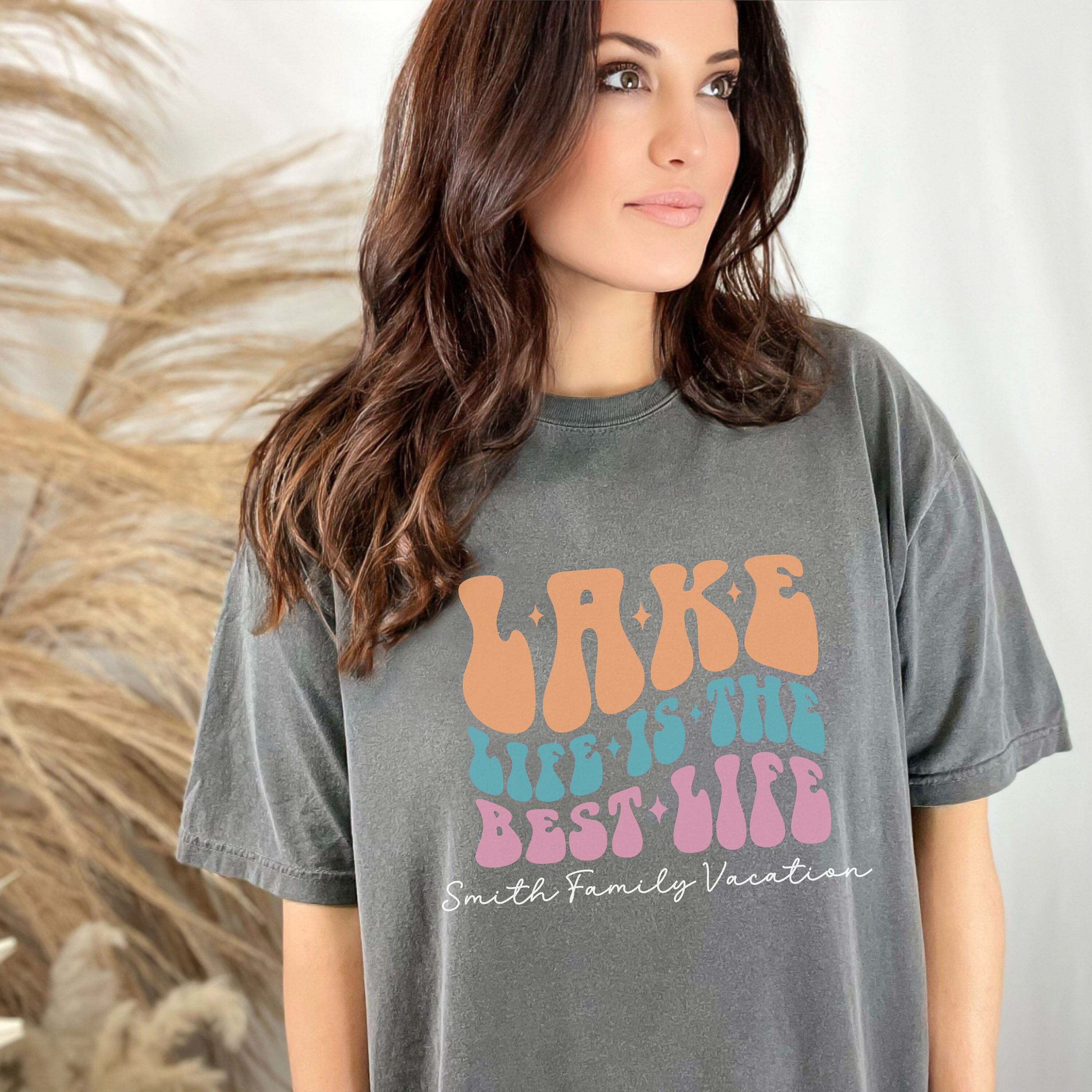 Personalized Lake Life Shirt Custom Lake Vacation T-shirt - Etsy