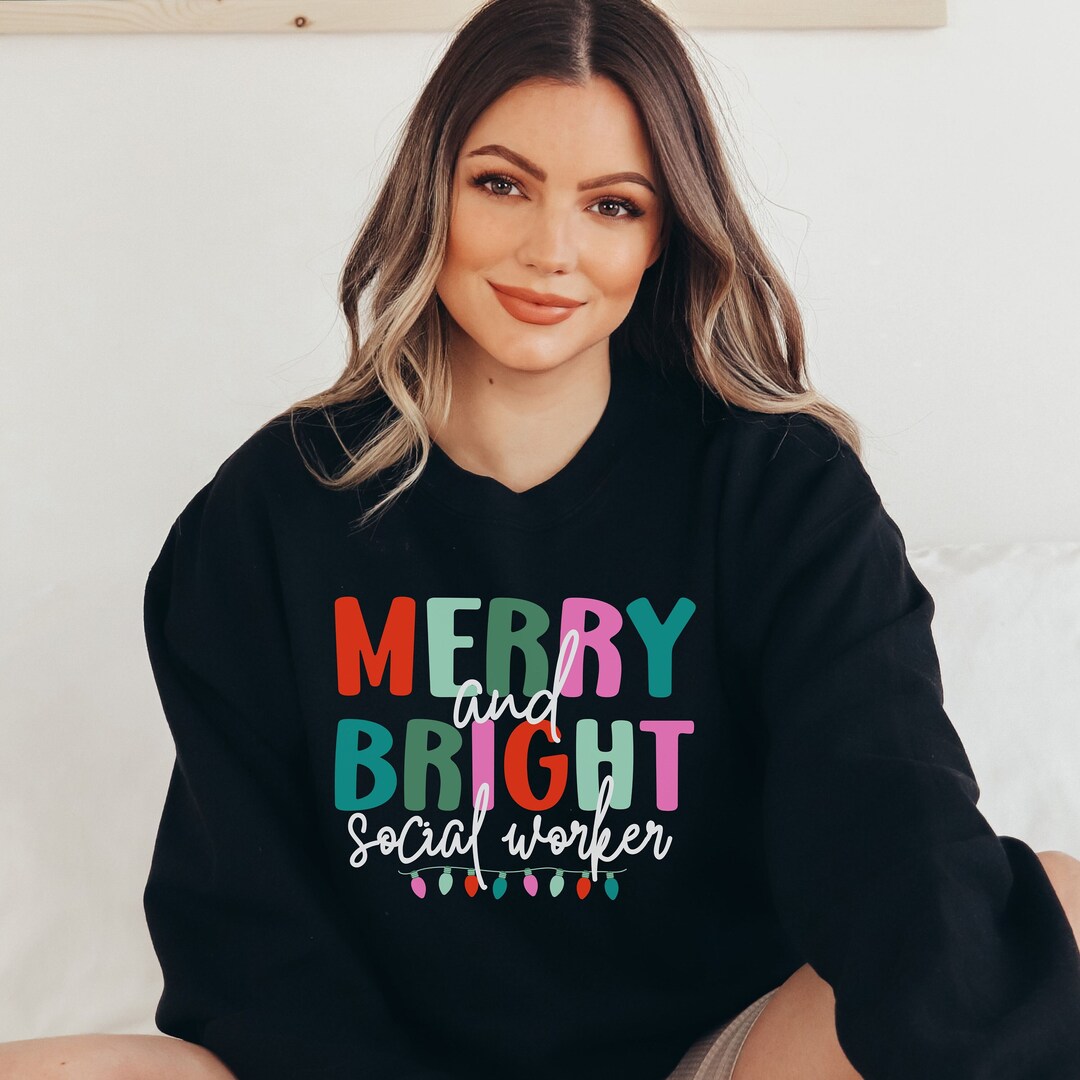 Social Worker Shirt, Custom Social Worker Christmas Sweater, Gift for ...