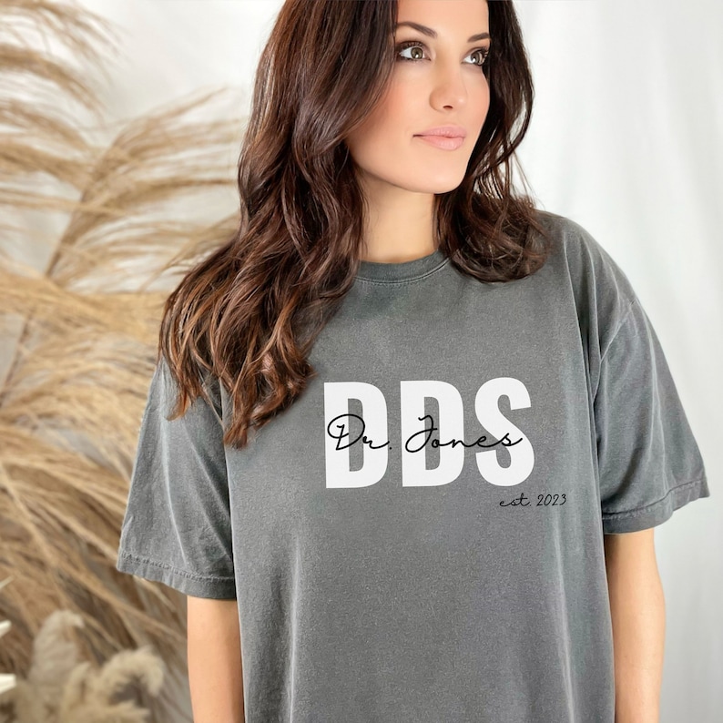 Personalized DDS Tshirt Graduation Gift Doctor of Dental Surgery Shirt ...