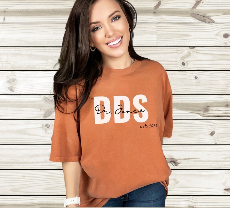 Personalized DDS Tshirt Graduation Gift Doctor of Dental Surgery Shirt ...