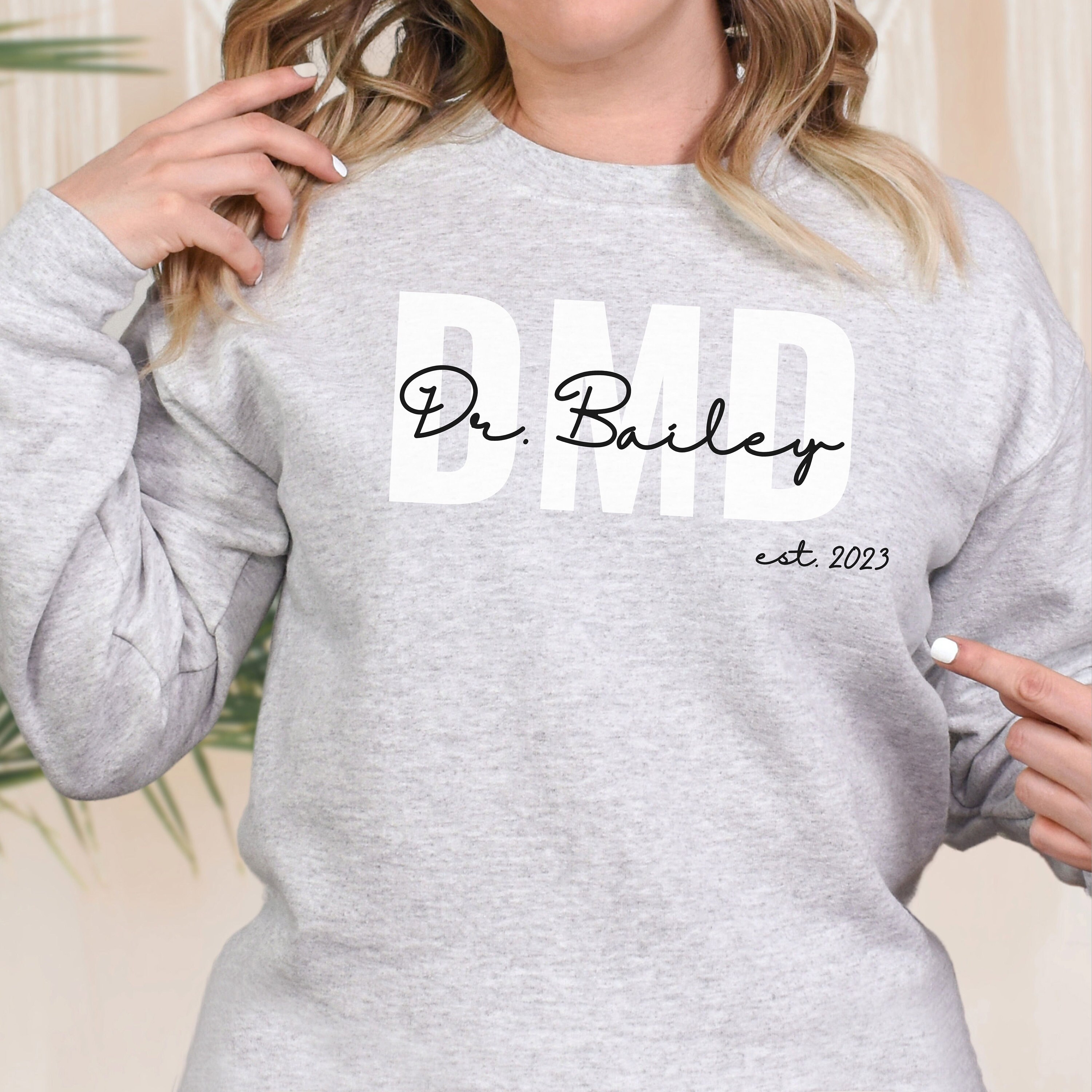 Personalized DMD Sweatshirt Dentist Graduation Gift Doctor - Etsy