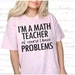 Funny Math Teacher Tshirt Gift for Math Teacher Math Teacher Tee ...