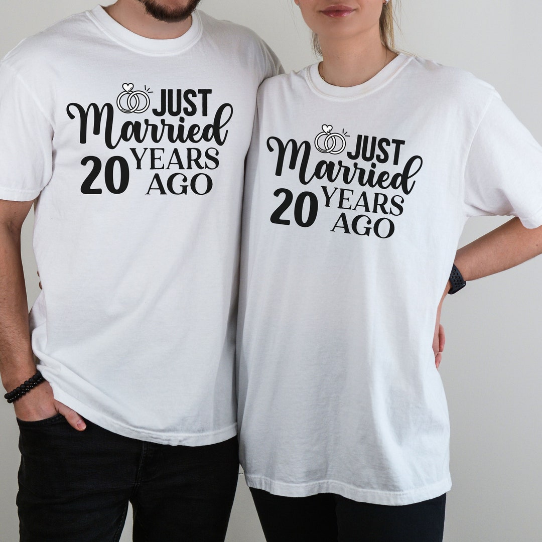 Just Married 30 Years Ago 30th Anniversary Gift T Shirt Married 30 ...