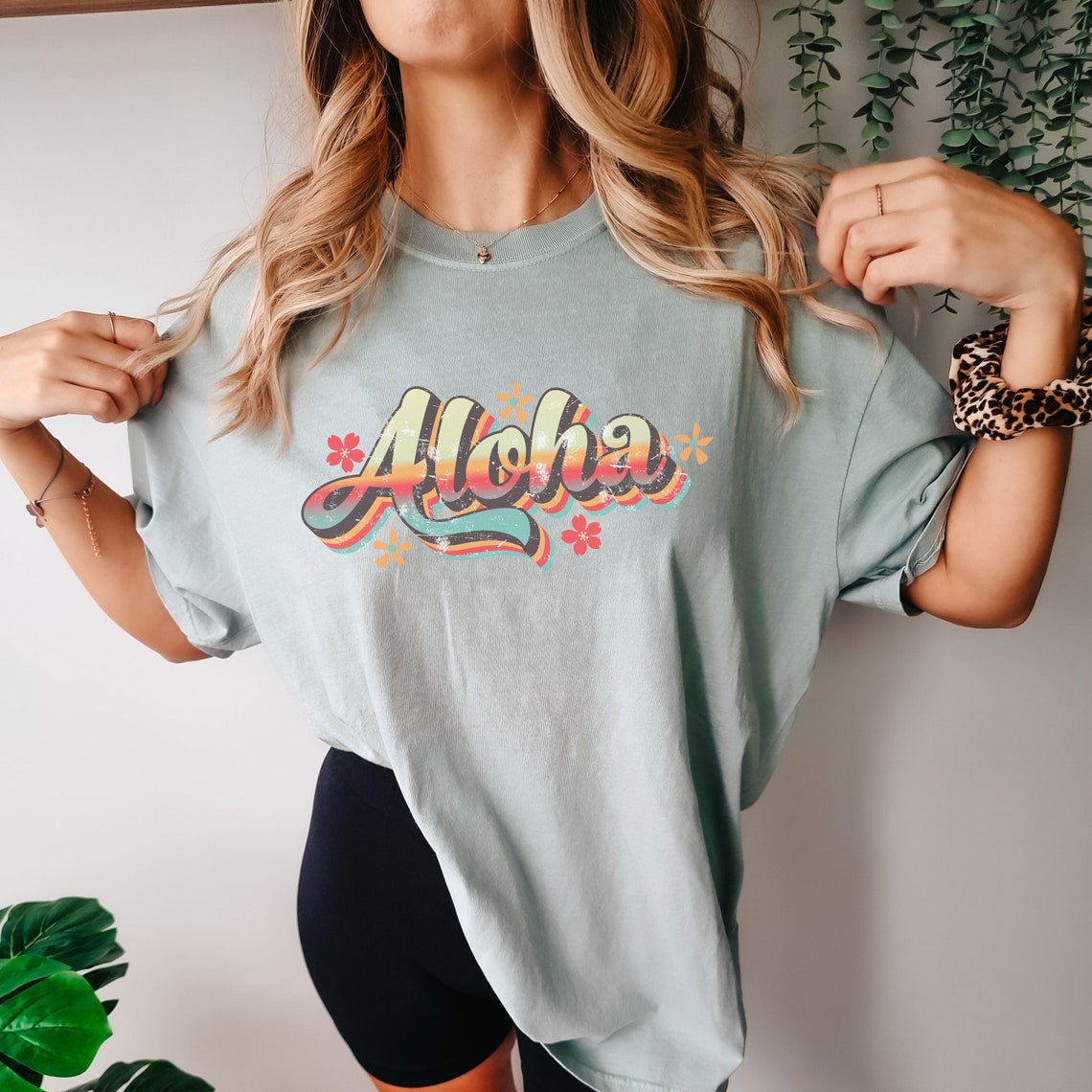 Personalized Aloha Shirt, Retro Aloha Tshirt, Group Vacation Tee ...
