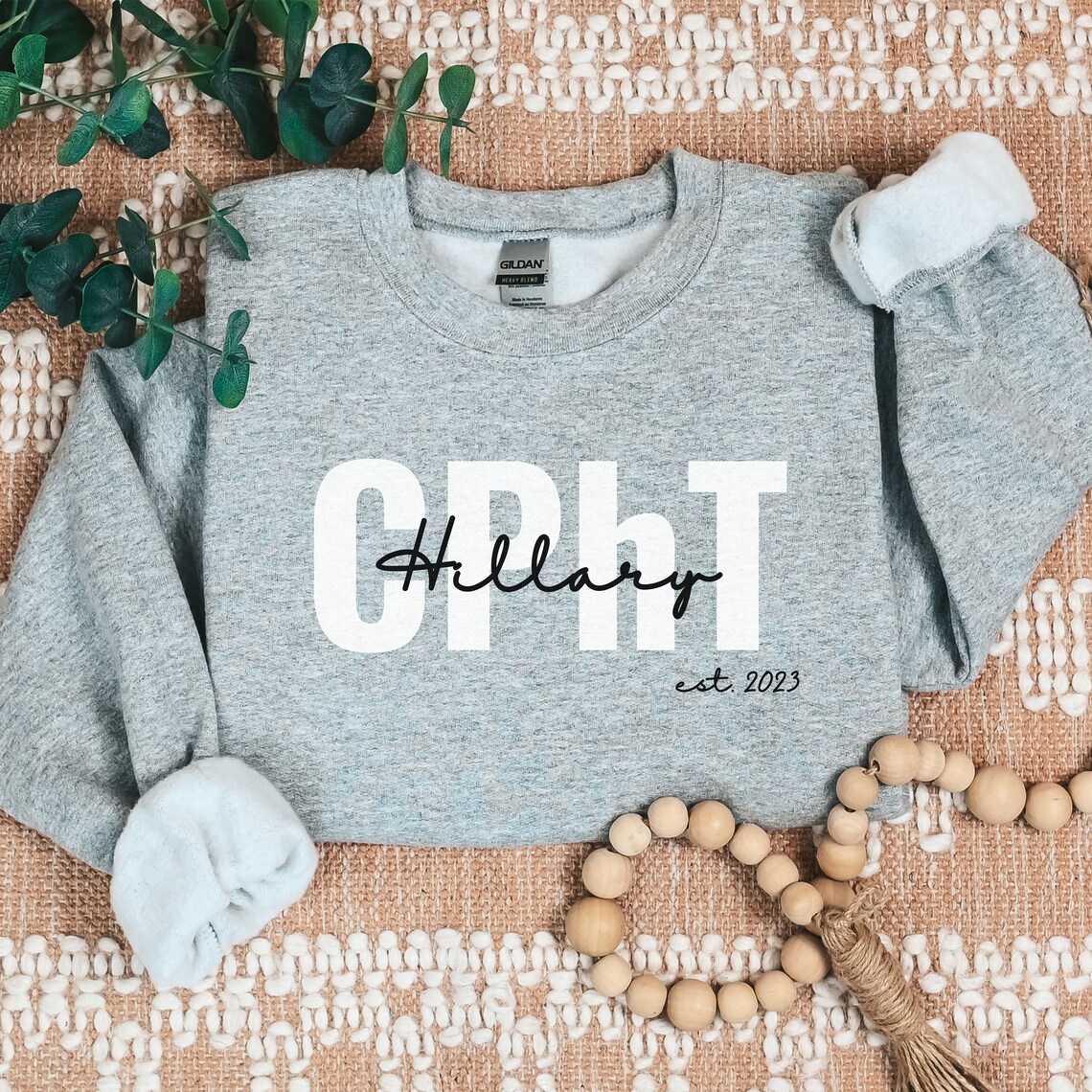 Personalized Cpht Sweatshirt Certified Pharmacy Technician Graduation ...