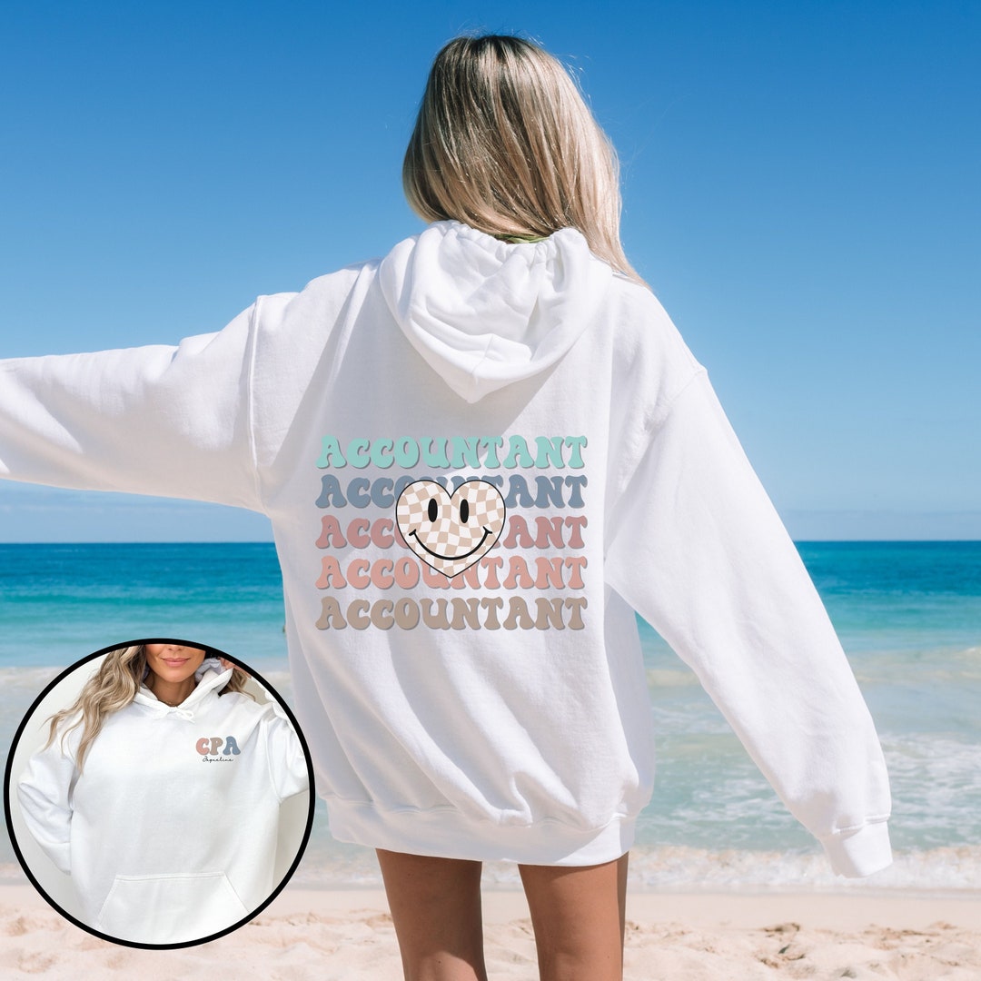 Custom Accountant Shirt, Personalized CPA Hoodie, Retro Accountant ...
