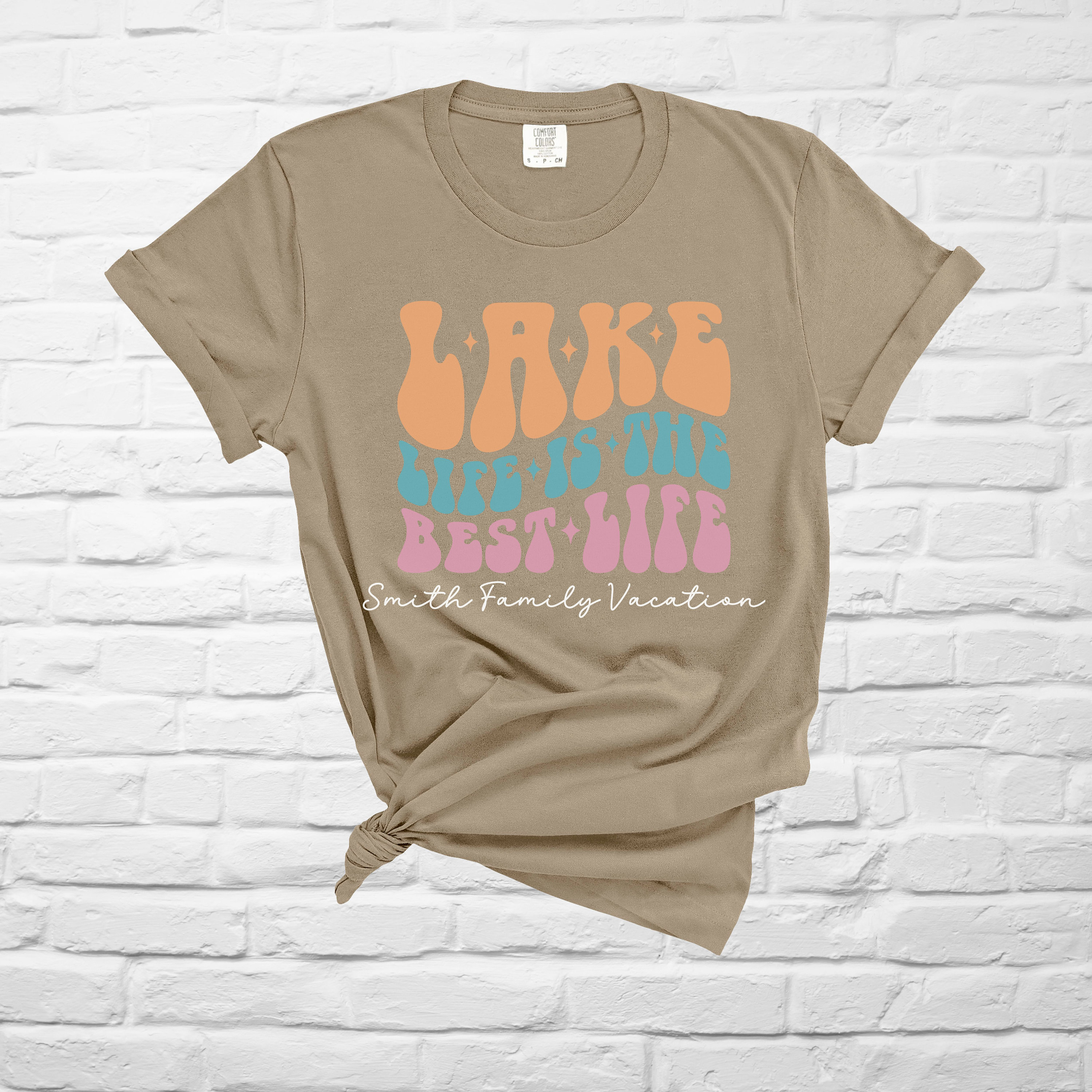 Personalized Lake Life Shirt Custom Lake Vacation T-shirt - Etsy