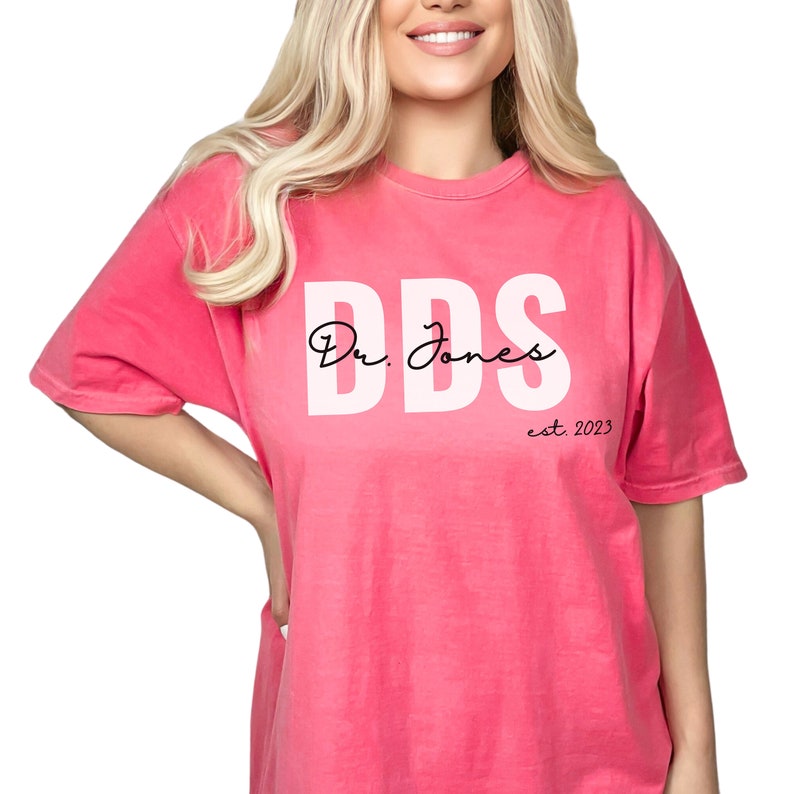 Personalized DDS Tshirt Graduation Gift Doctor of Dental Surgery Shirt ...