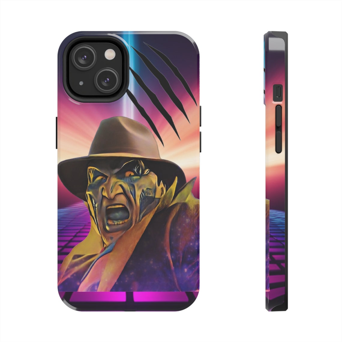 Neon Galaxy Nightmare Freddy Krueger Tough Phone Cases - Etsy