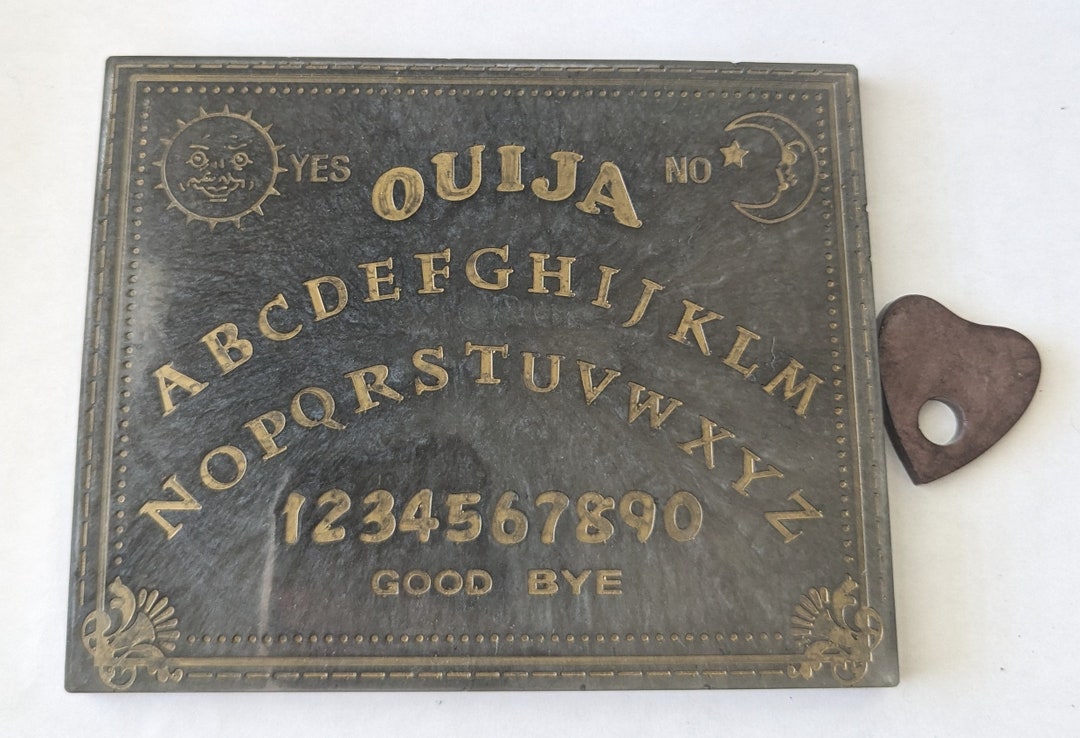 Hand Painted Ouija Board With Planchette - Etsy
