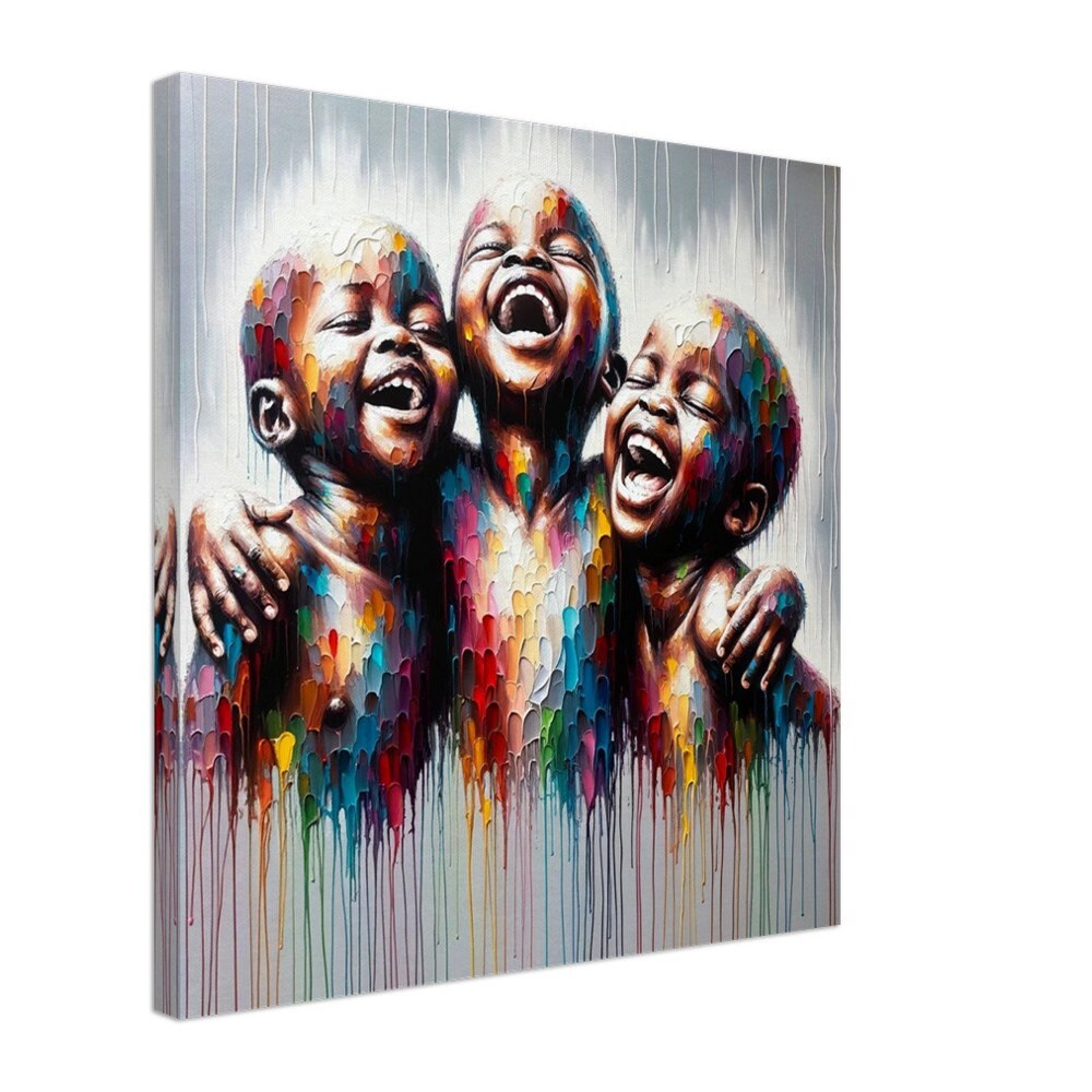 Abstract Black Art African American Art Afro Art Canvas - Etsy