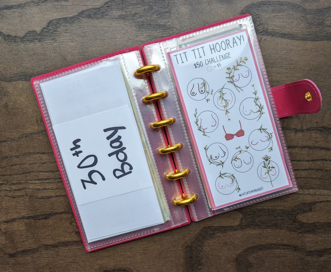 Tit Tit Hooray | Boob Job Savings Tracker | Cash Budgeting | A6 Savings ...