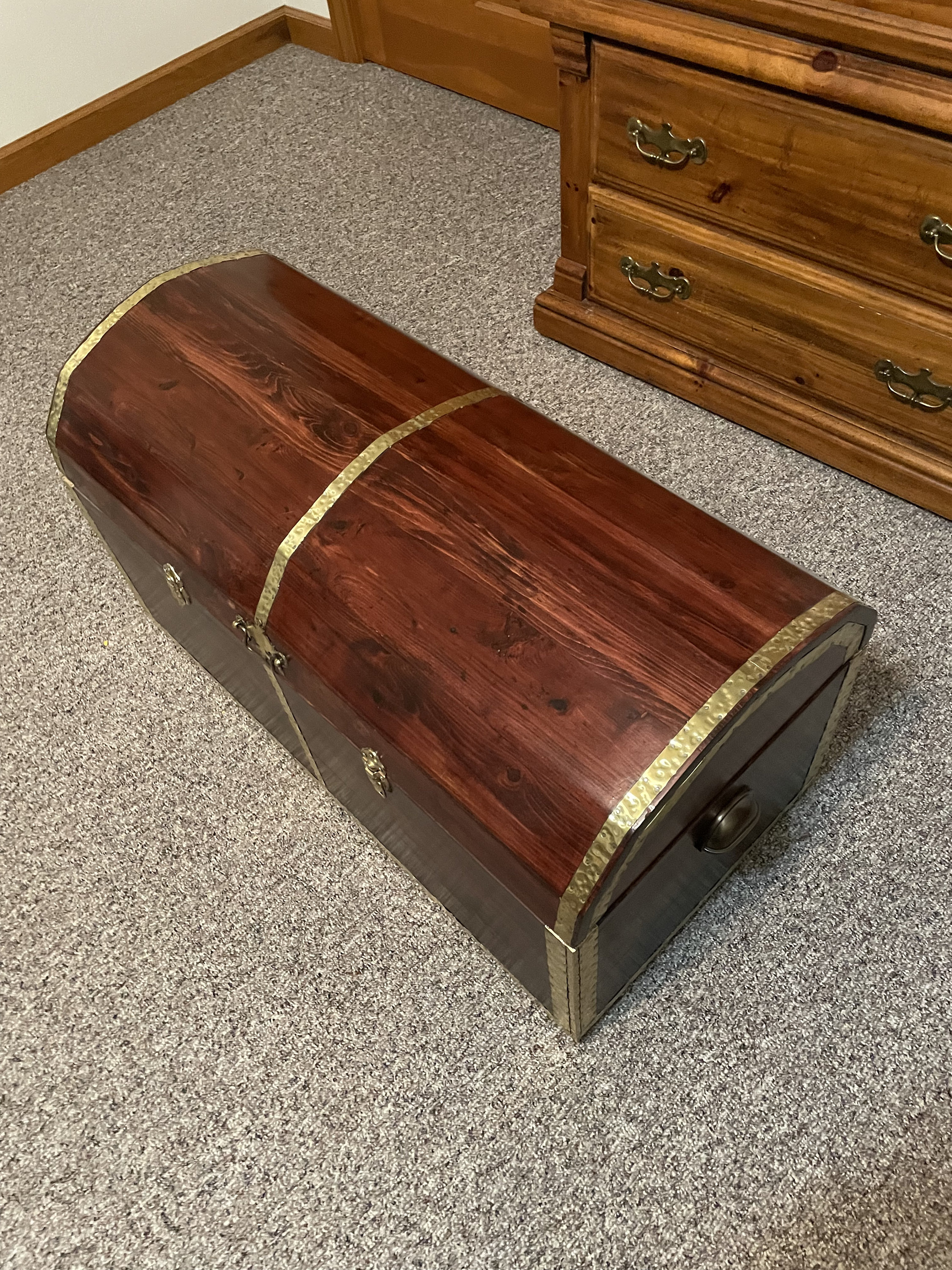 Cedar Chest W/ Brass Hardware - Etsy