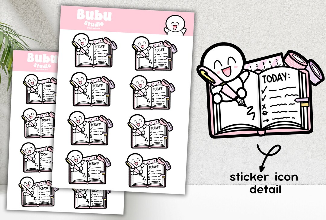 Planner 2.0 Sticker Sheet Planner Addicted Sticker Sheet Handmade ...