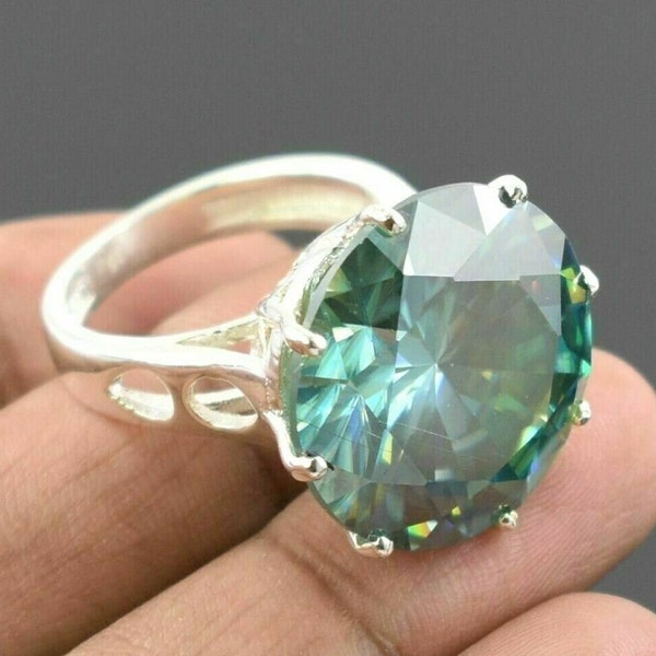 Blue Diamond Ring - Etsy