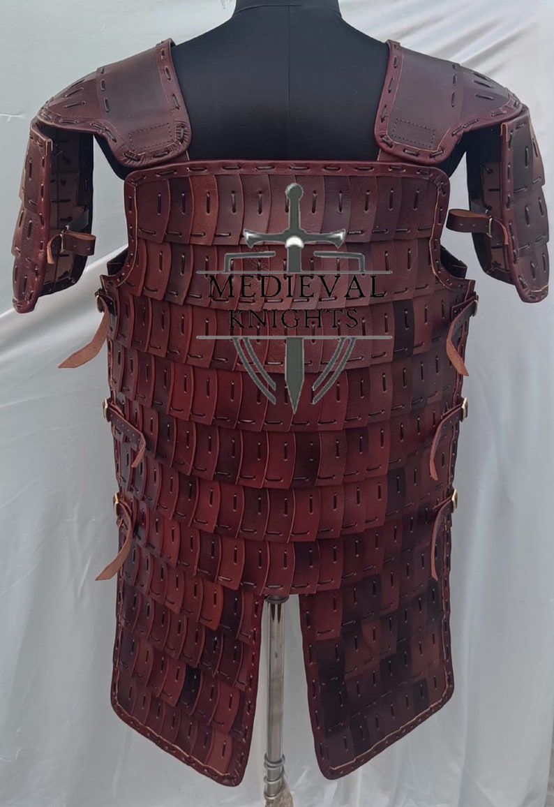 Lamellar Leather Scale Armour Set Built Use in LARP Battles or - Etsy