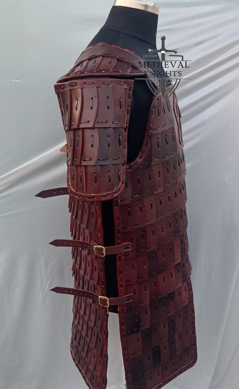 Lamellar Leather Scale Armour Set Built Use in LARP Battles or - Etsy