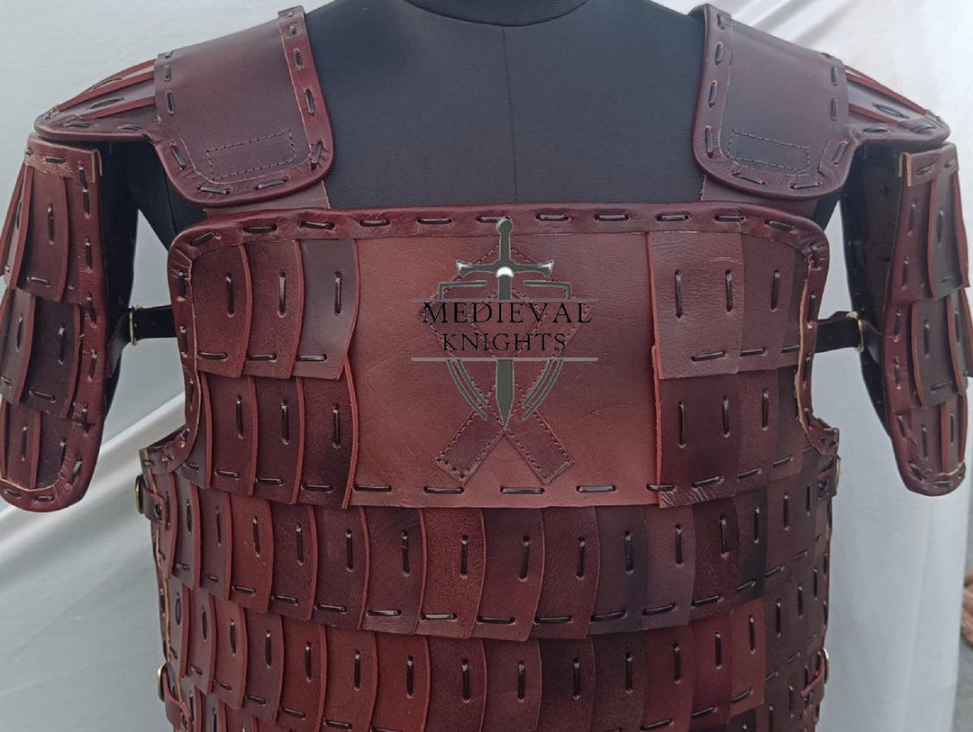 Lamellar Leather Scale Armour Set Built Use in LARP Battles or - Etsy