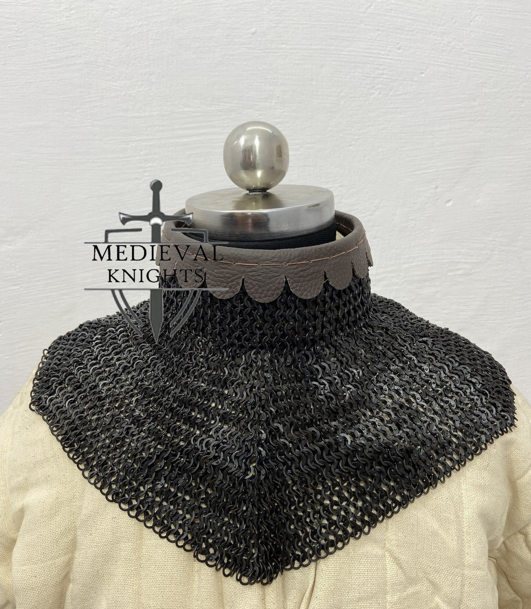Medieval Chain Mail Collar Bishop Mantle Mild Steel & - Etsy