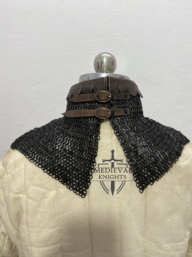 Medieval Chain Mail Collar Bishop Mantle Mild Steel & - Etsy
