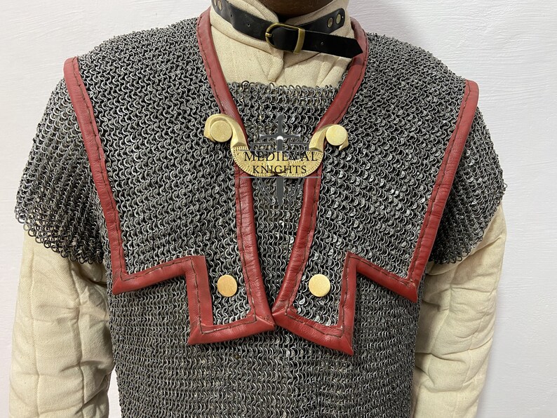 Lorica Hamata, Chainmail Roman Hamata 6 Mm 18 G Round Solid Ring ...