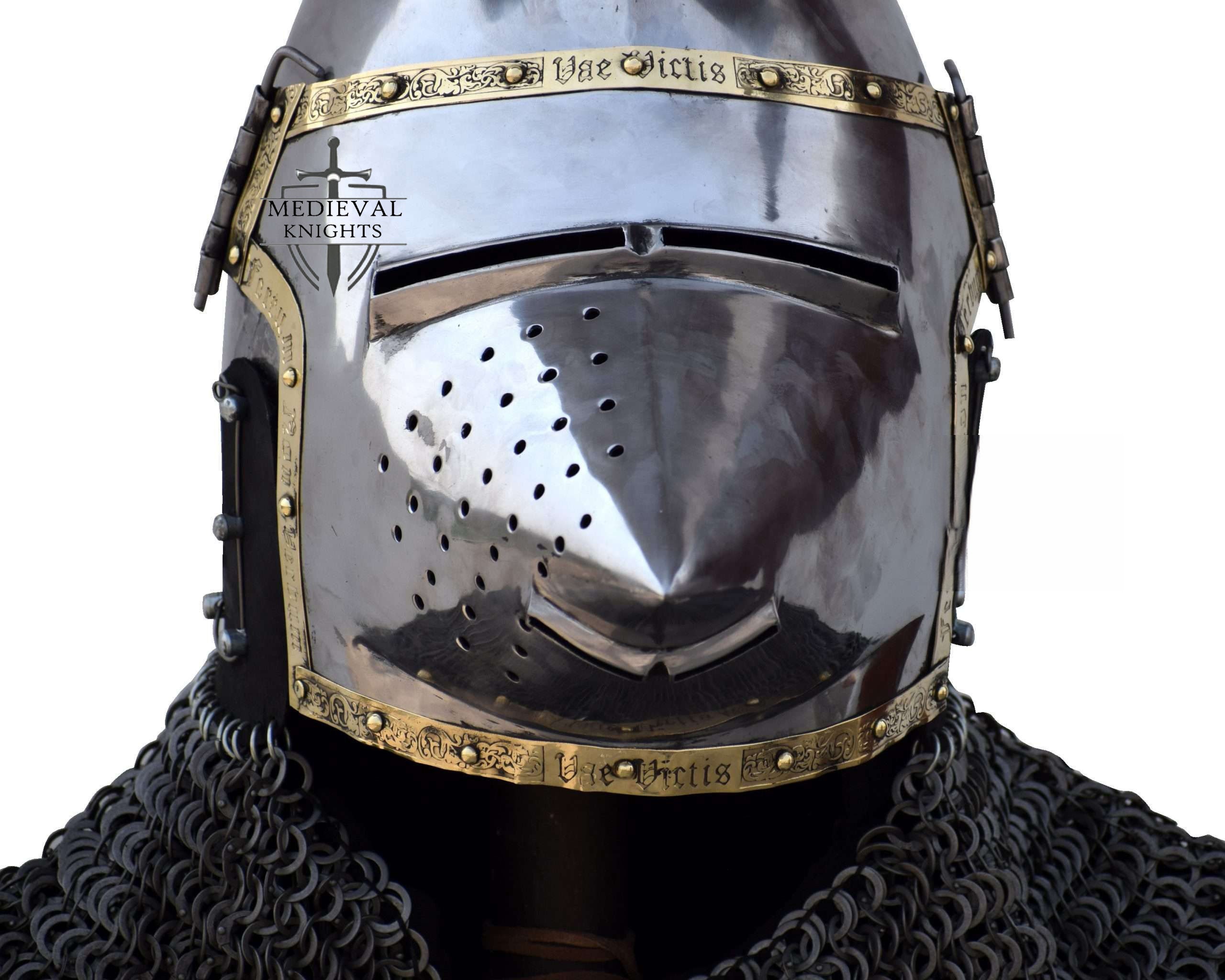 Houndskull Bascinet Battle Ready Helmet Material: Mild Steel - Etsy