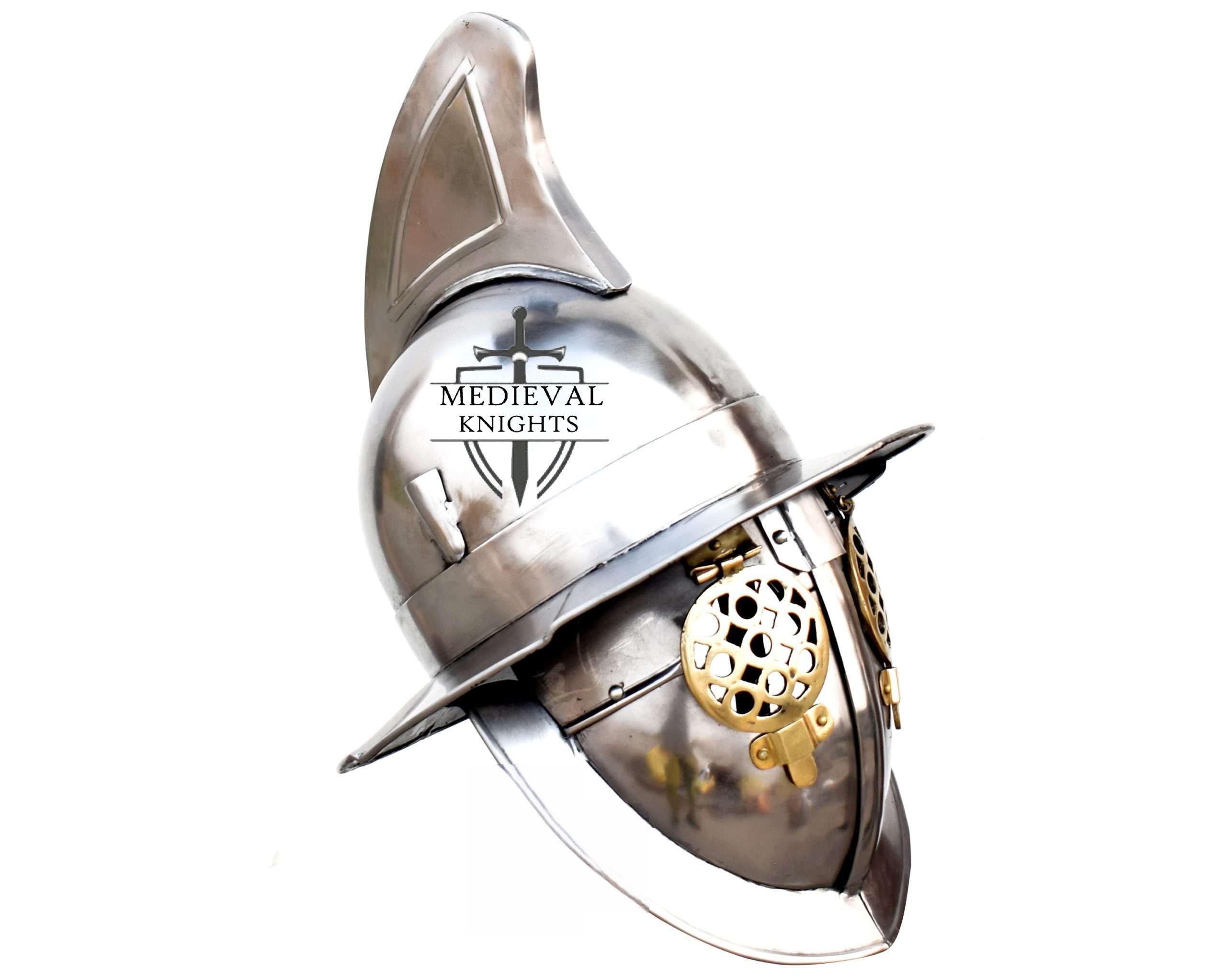 Hoplomachus Helmet Type 1 Material : Mild Steel Handmade Medieval ...