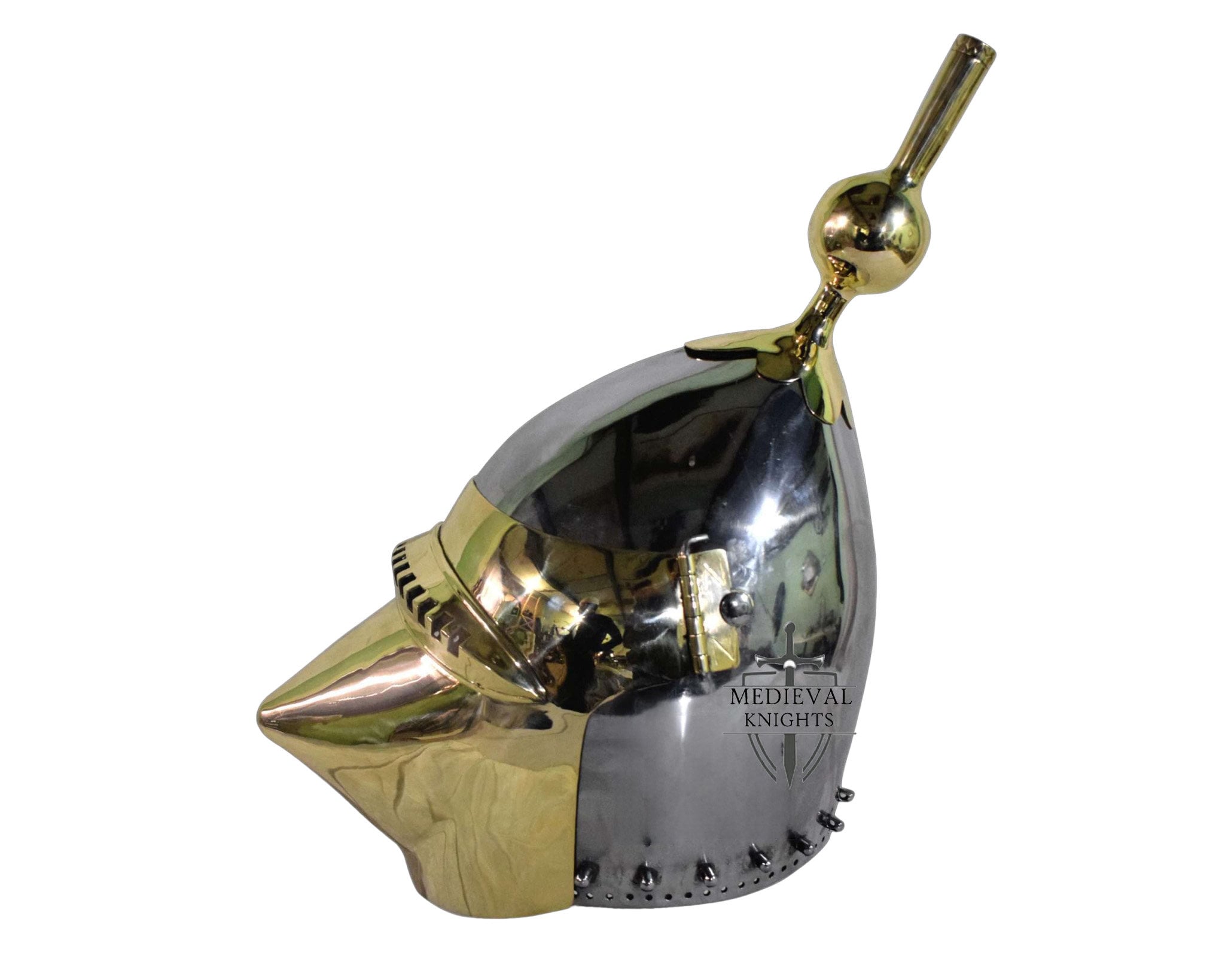 Pigface Bascinet Helmet Armour Material : Mild Steel Handmade Medieval ...