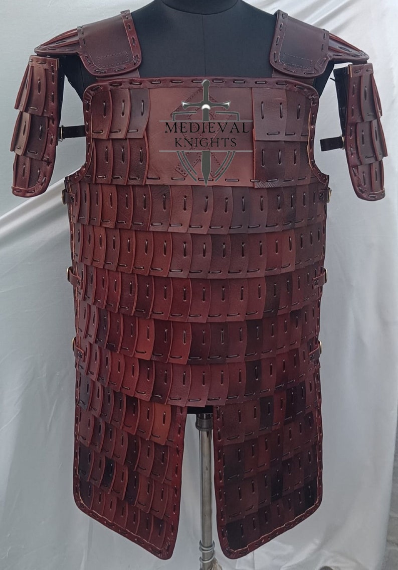 Lamellar Leather Scale Armour Set Built Use in LARP Battles or - Etsy