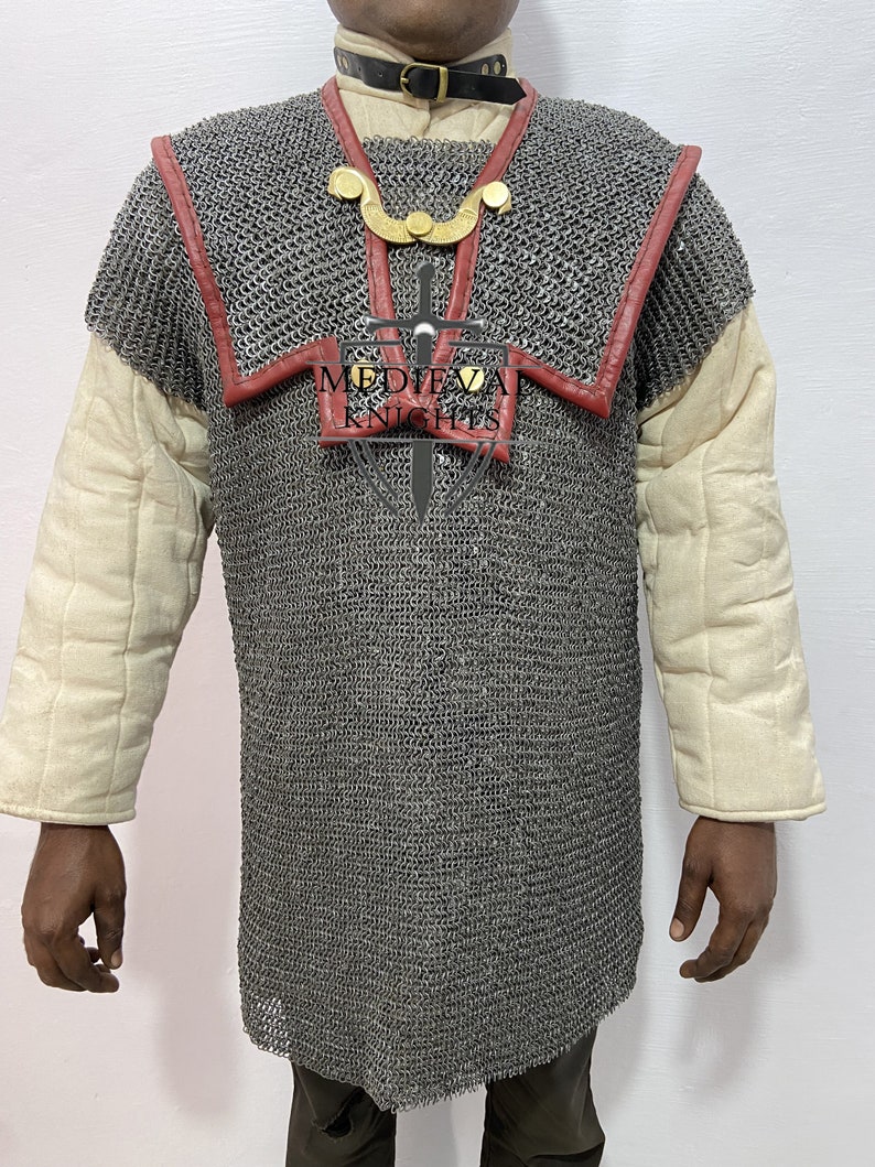 Lorica Hamata, Chainmail Roman Hamata 6 Mm 18 G Round Solid Ring ...