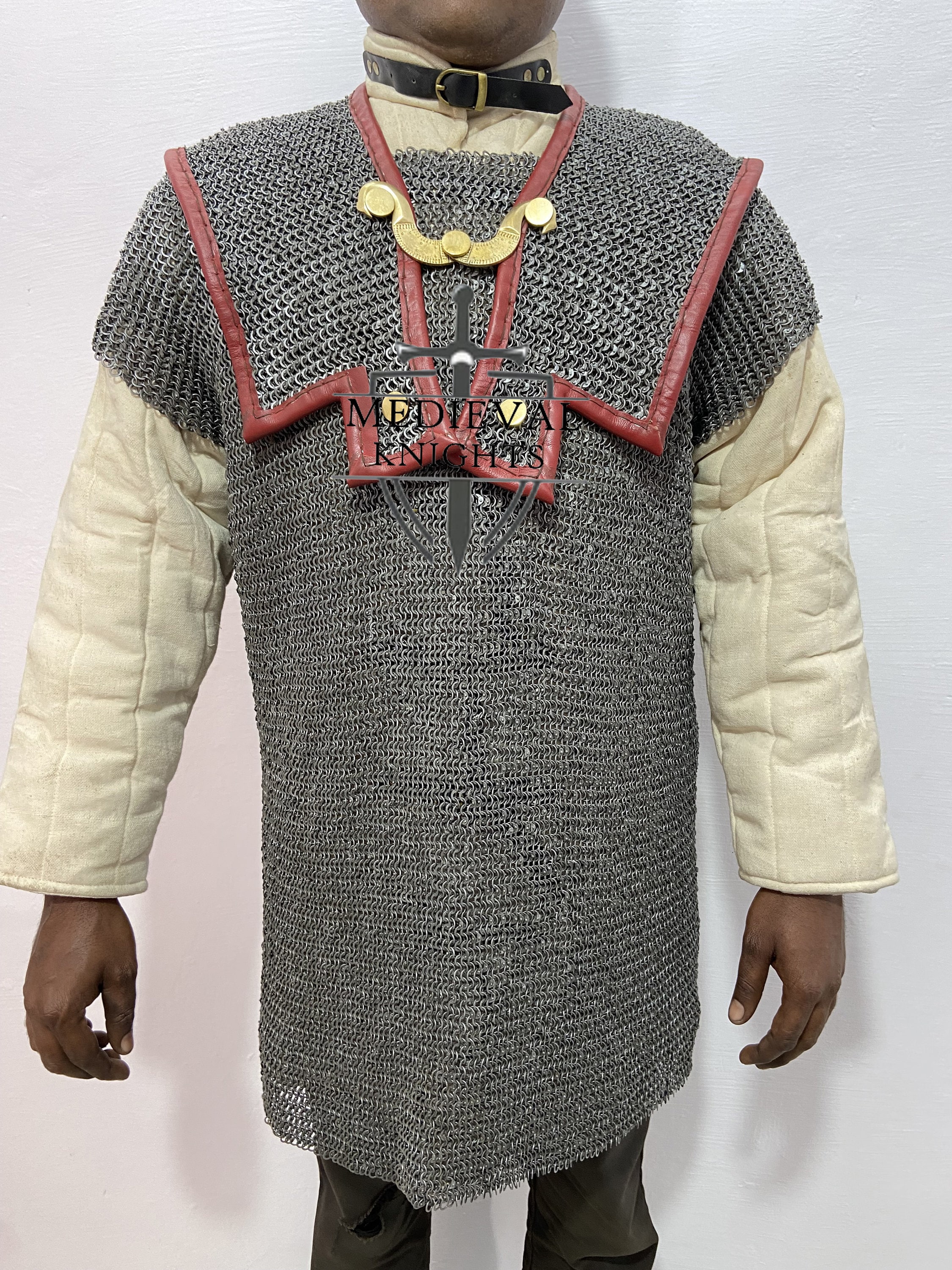 Lorica Hamata, Chainmail Roman Hamata 6 Mm 18 G Round Solid Ring ...