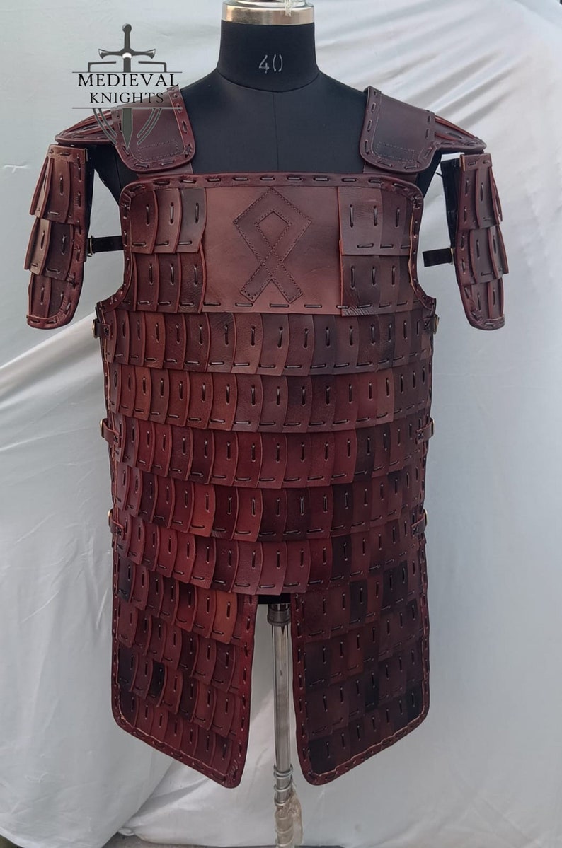 Lamellar Leather Scale Armour Set Built Use in LARP Battles or - Etsy