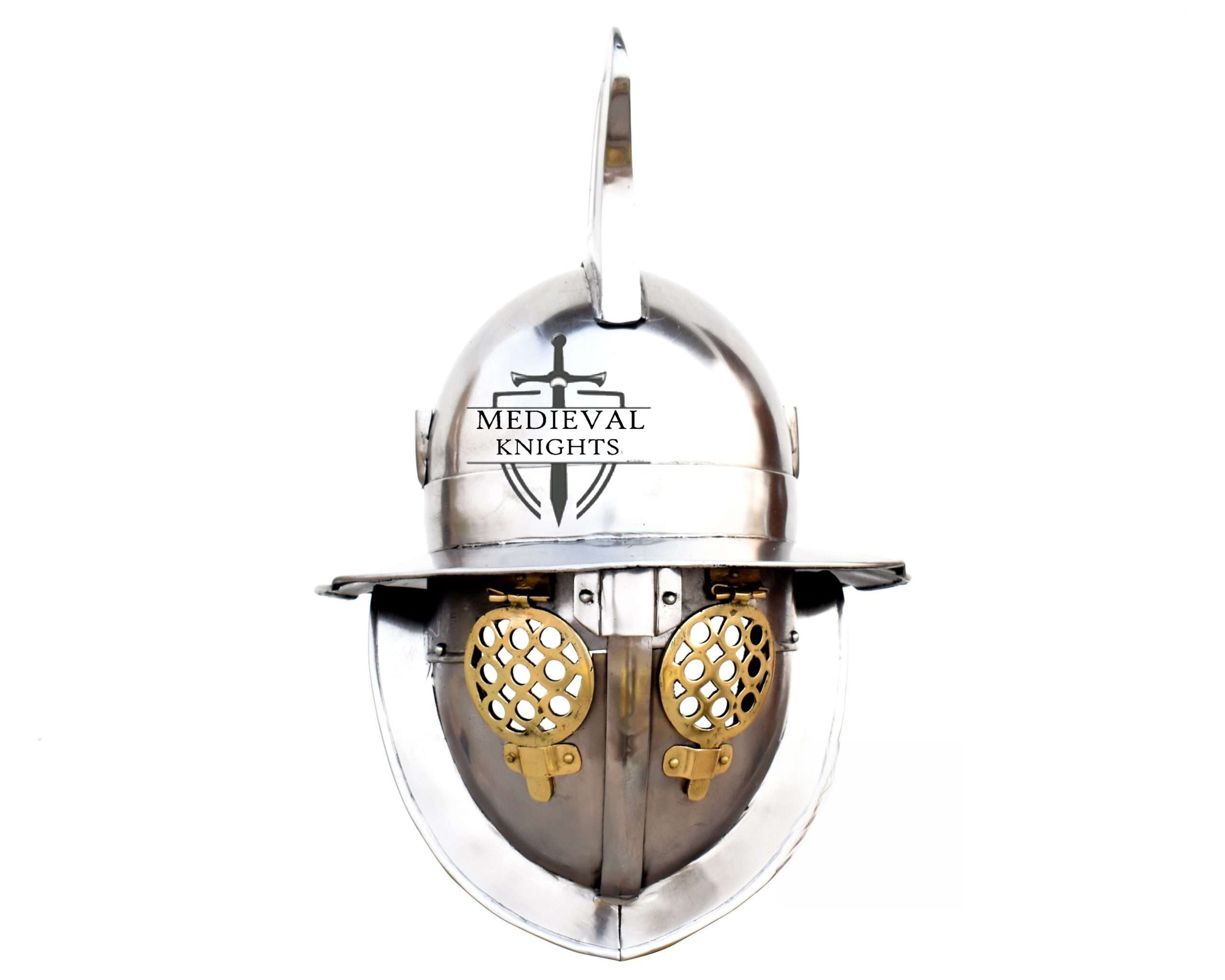 Hoplomachus Helmet Type 1 Material : Mild Steel Handmade Medieval ...