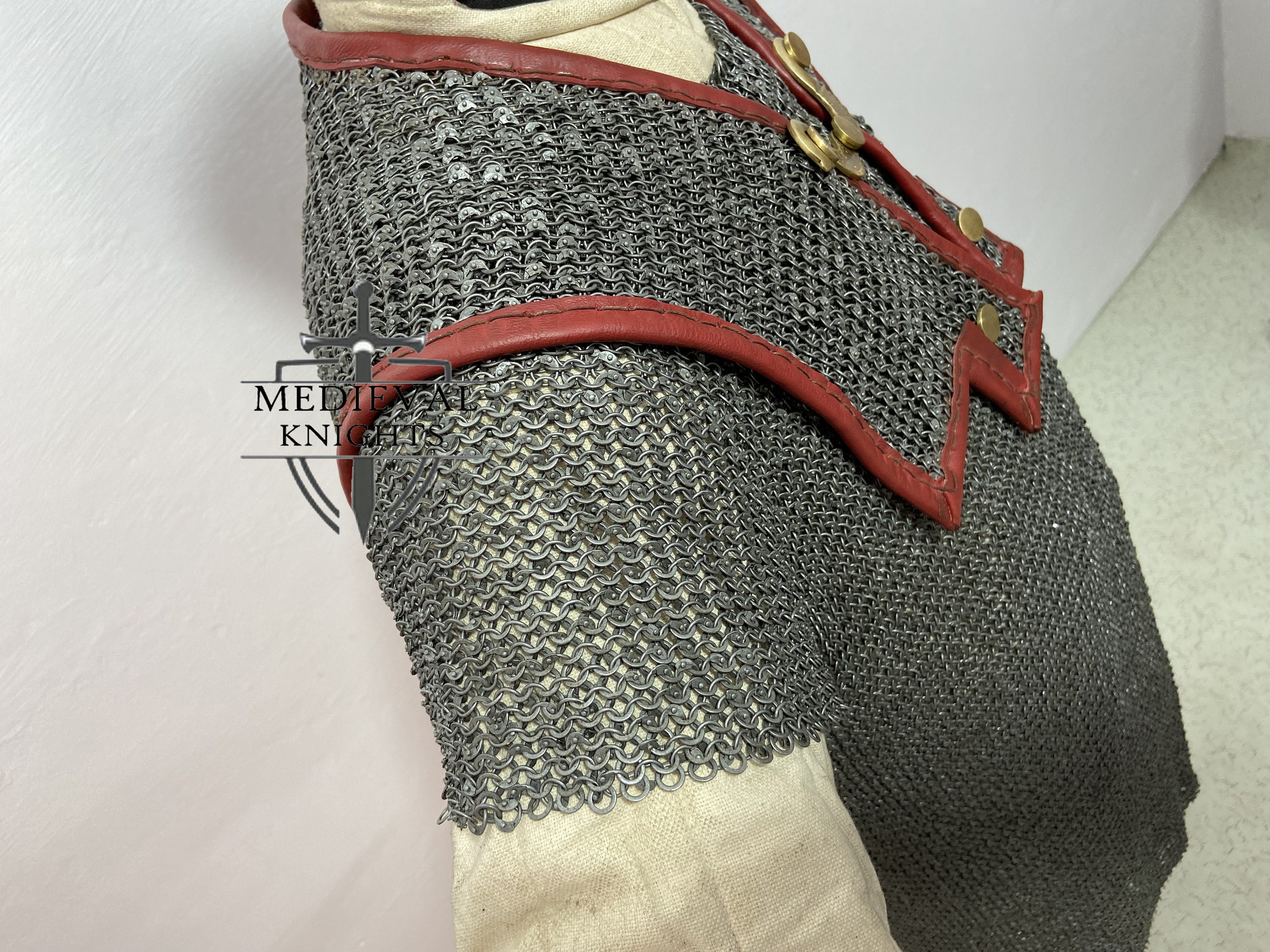 Lorica Hamata, Chainmail Roman Hamata 6 Mm 18 G Round Solid Ring ...